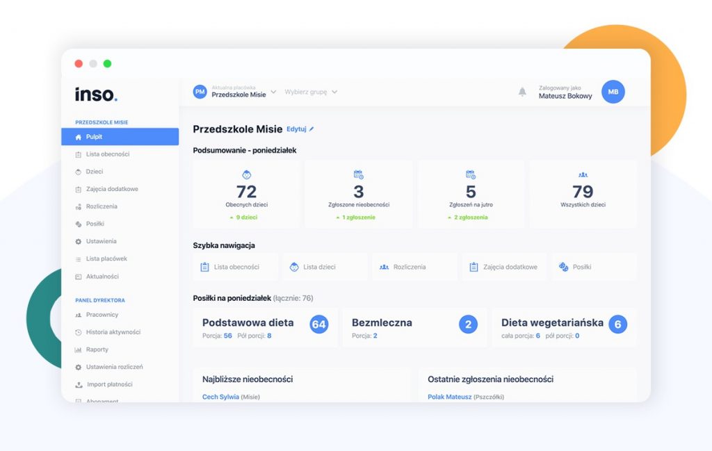 Inso. System i aplikacja dla przedszkoli i żłobków. Case study > Blog ...