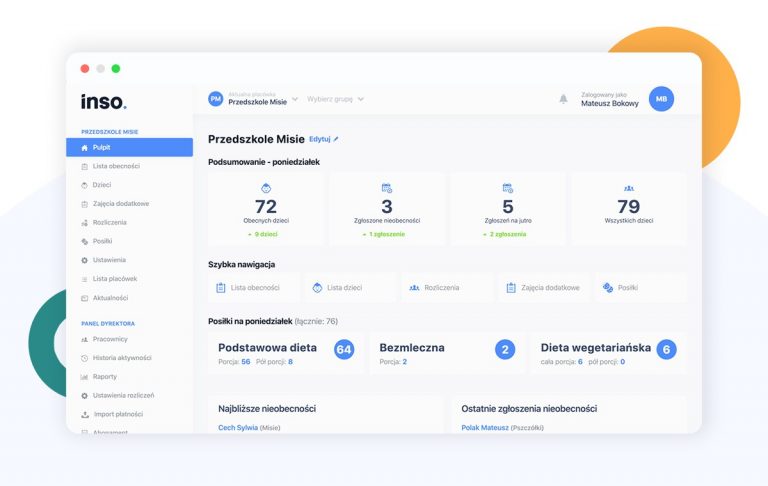 Inso. System i aplikacja dla przedszkoli i żłobków. Case study > Blog ...